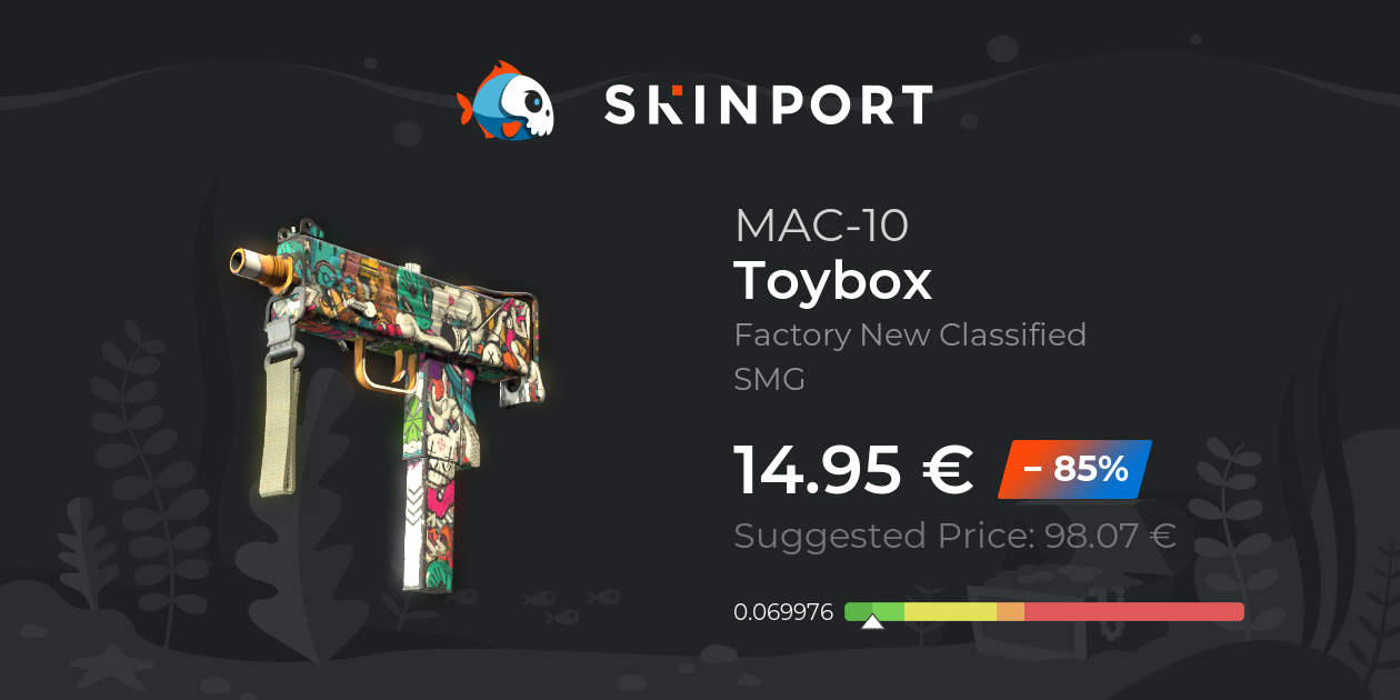 MAC-10 | Toybox (Factory New) - Counter-Strike 2 - Skinport