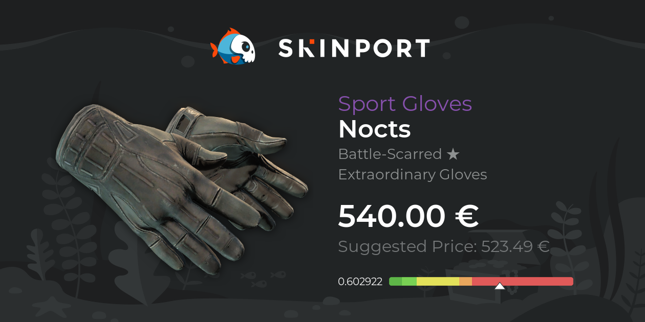 Sport Gloves | Nocts (Battle-Scarred) - Counter-Strike 2 - Skinport