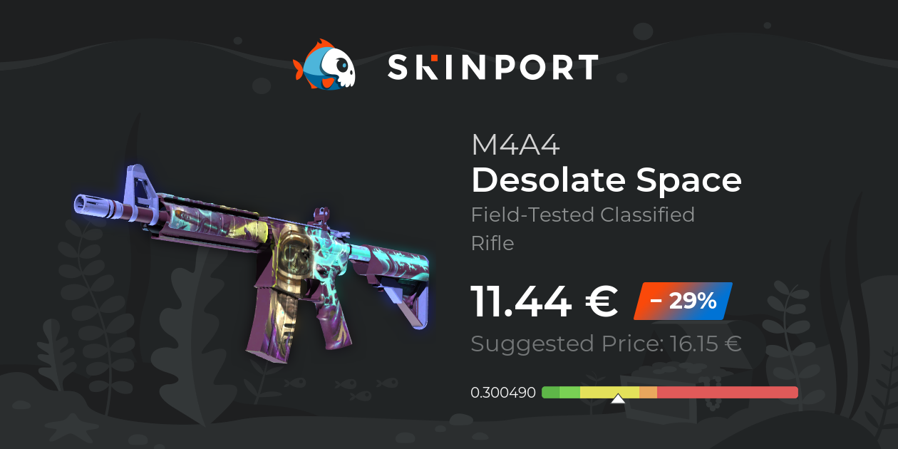 M4A4 | Desolate Space (Field-Tested) - Counter-Strike 2 - Skinport