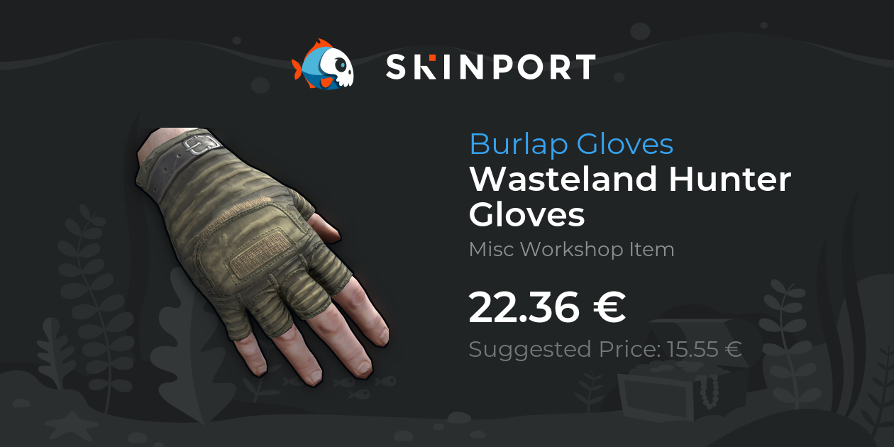 Wasteland Hunter Gloves - Rust - Skinport