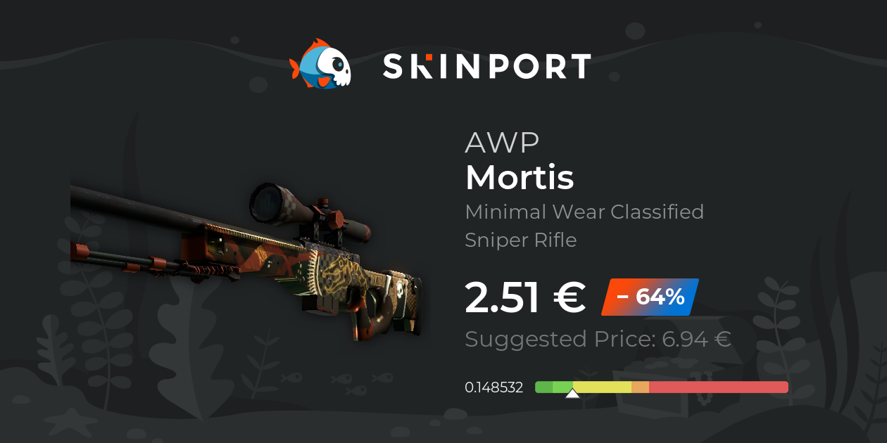 AWP | Mortis (Minimal Wear) - Counter-Strike 2 - Skinport