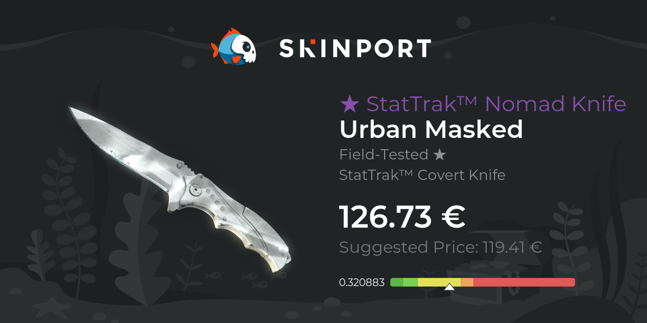 StatTrak™ Nomad Knife | Urban Masked (Field-Tested) - Counter-Strike 2 ...