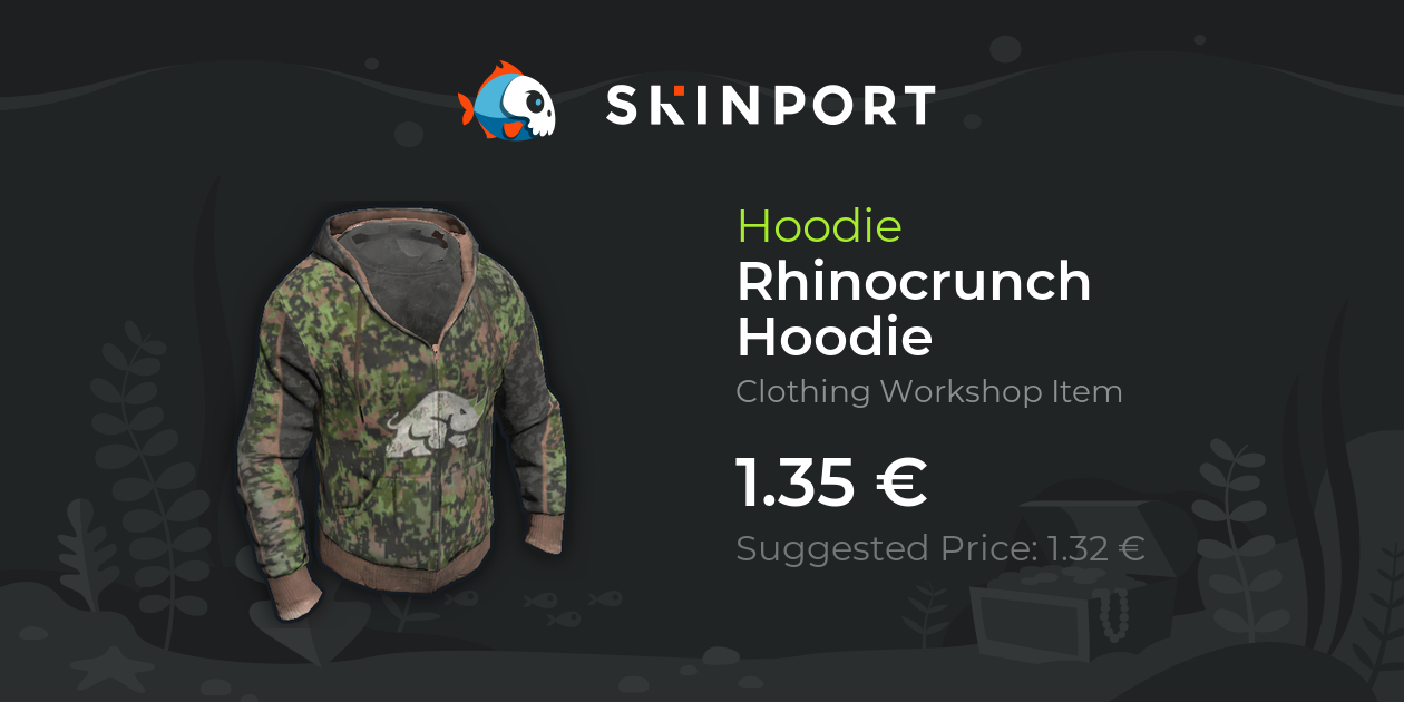 Rhinocrunch Hoodie - Rust - Skinport