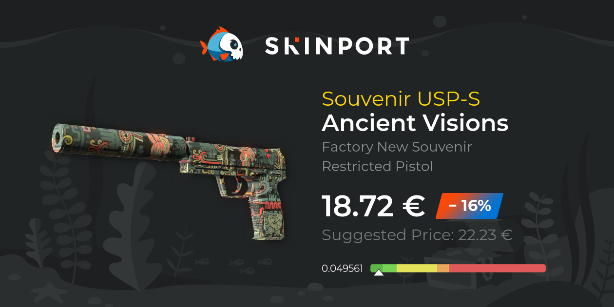 Souvenir USP-S | Ancient Visions (Factory New) - Counter-Strike 2 ...