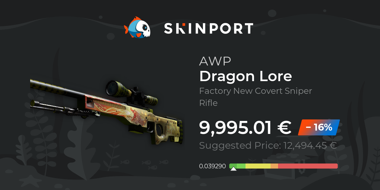 AWP | Dragon Lore (Factory New) - CS2 - Skinport