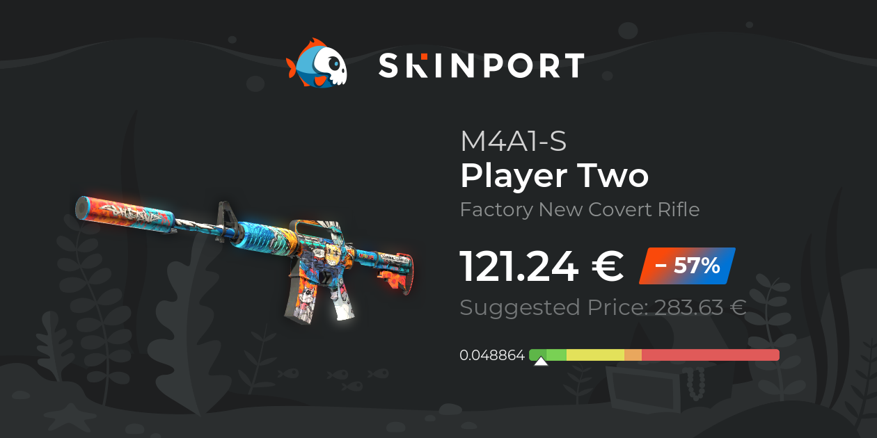 M4A1-S | Player Two (Factory New) - Counter-Strike 2 - Skinport