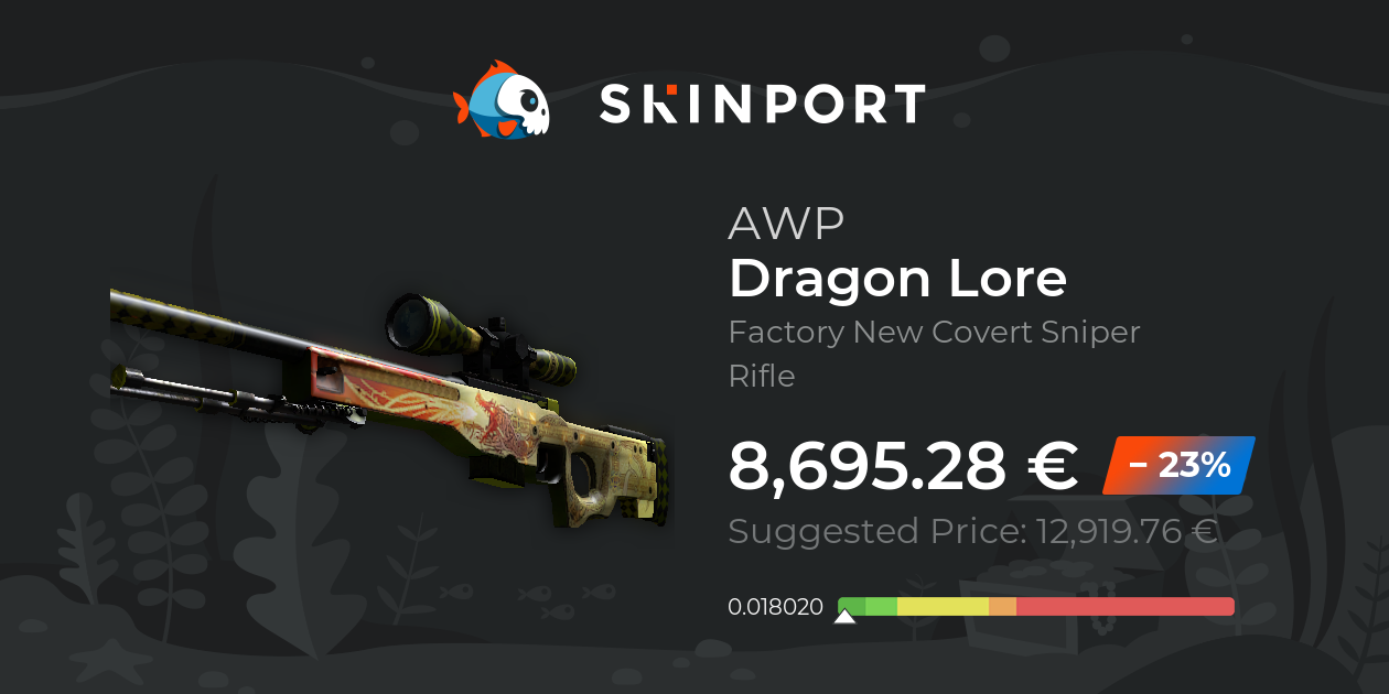 AWP | Dragon Lore (Factory New) - Counter-Strike 2 - Skinport