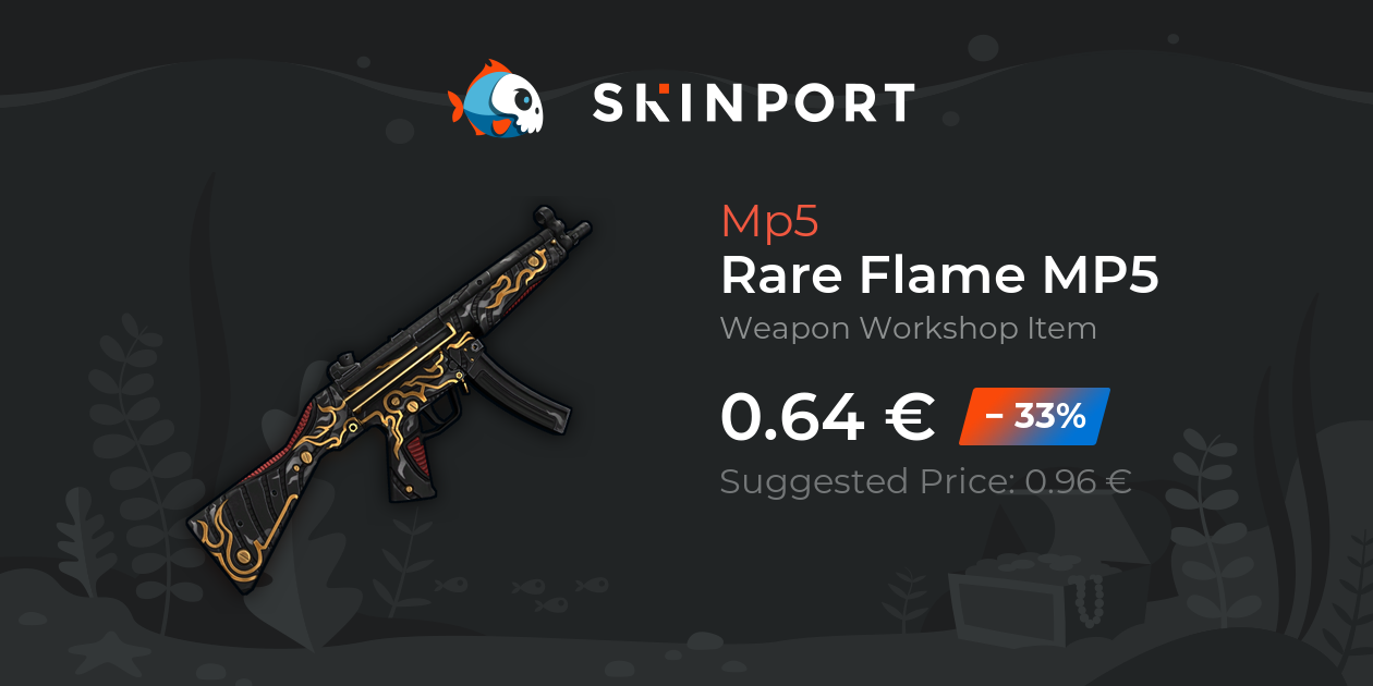 Rare Flame MP5 - Rust - Skinport