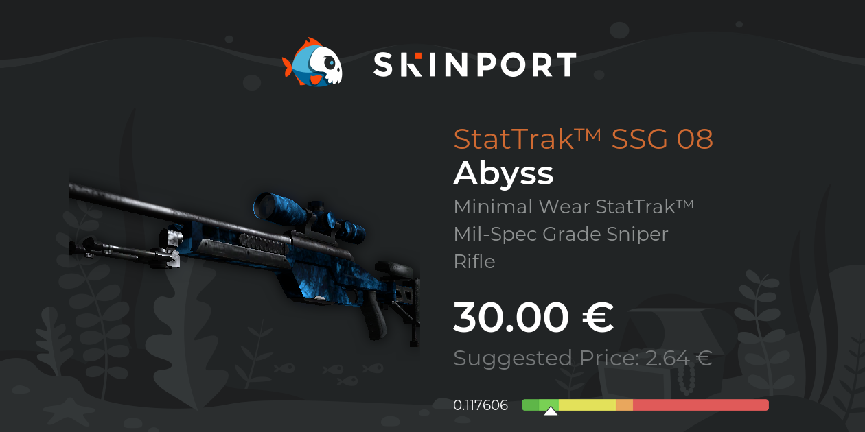 StatTrak™ SSG 08 | Abyss (Minimal Wear) - CS:GO - Skinport