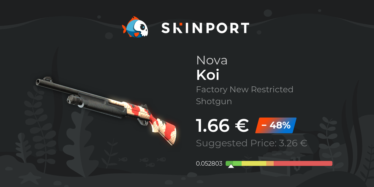 Nova | Koi (Factory New) - Counter-Strike 2 - Skinport
