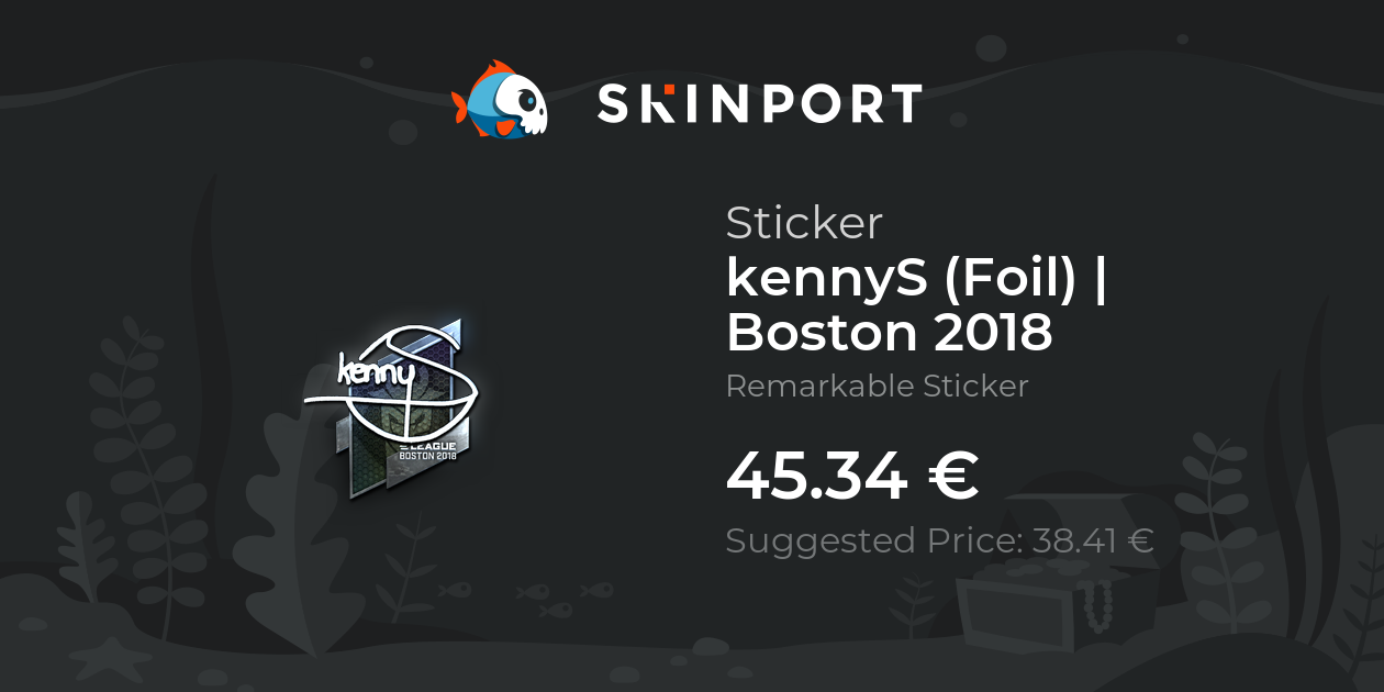 Sticker | kennyS (Foil) | Boston 2018 - Counter-Strike 2 - Skinport