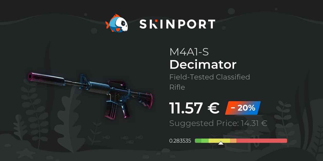 M4A1-S | Decimator (Field-Tested) - Counter-Strike 2 - Skinport