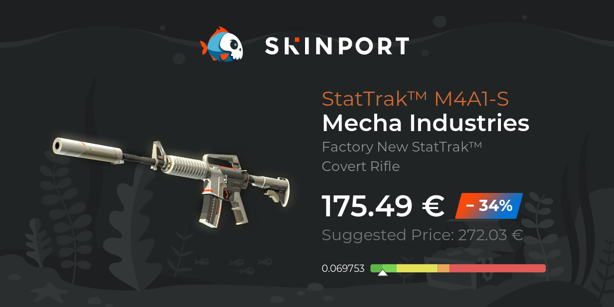 M4A1-S (StatTrak™) | Mecha Industries (Fabrikneu) - Counter-Strike 2 ...