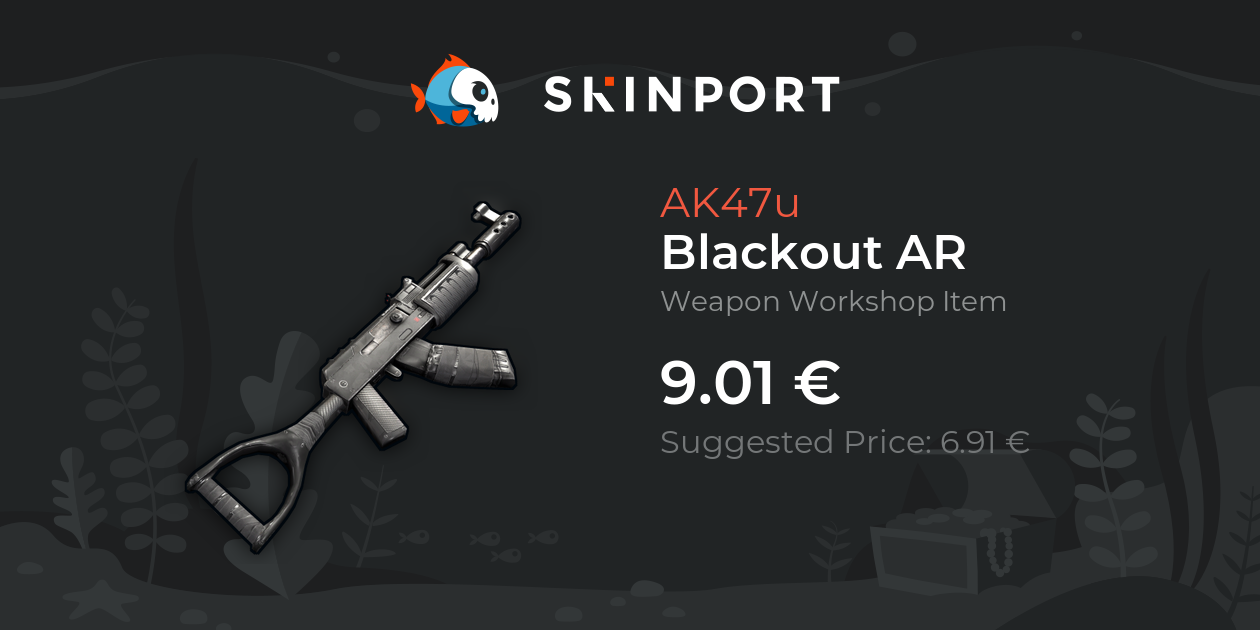 Blackout AR - Rust - Skinport