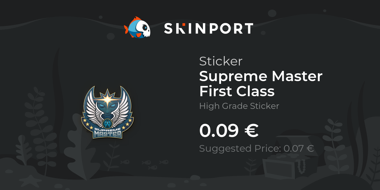 Sticker | Supreme Master First Class - Counter-Strike 2 - Skinport