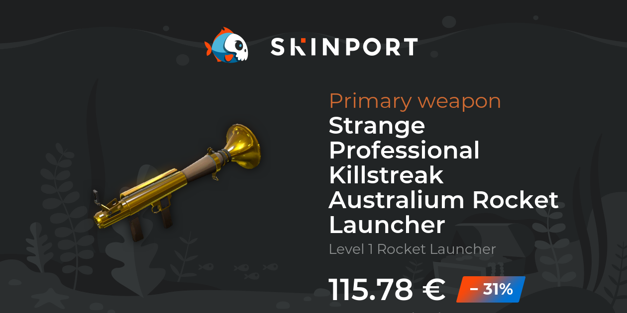 Märklig Professionell mördarserieAustralium Raketgevär - Team Fortress ...