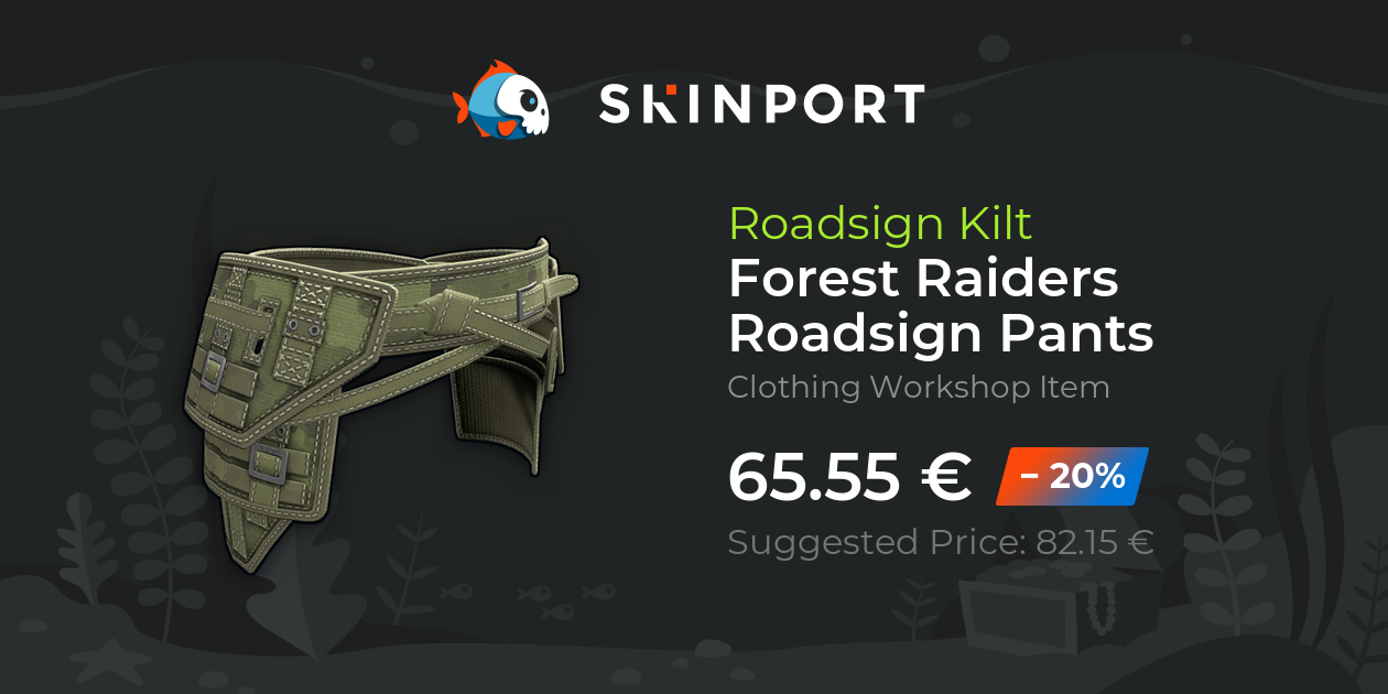 Forest Raiders Roadsign Pants - Rust - Skinport