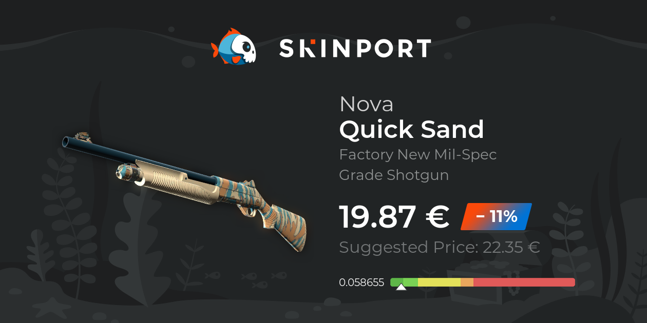 Nova | Quick Sand (Factory New) - Counter-Strike 2 - Skinport