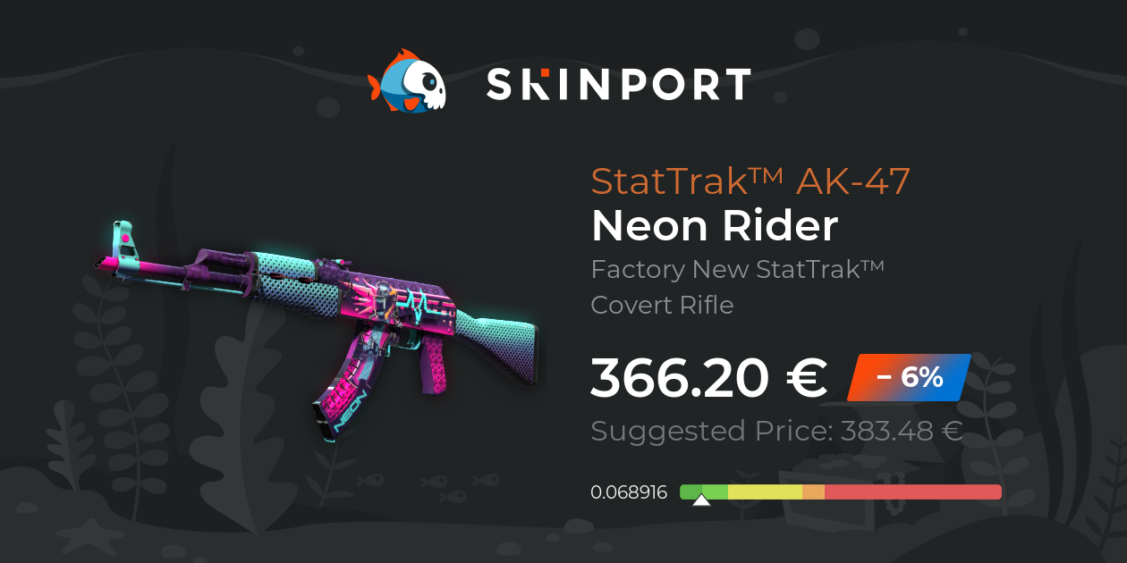 StatTrak™ AK-47 | Neon Rider (Factory New) - Counter-Strike 2 - Skinport