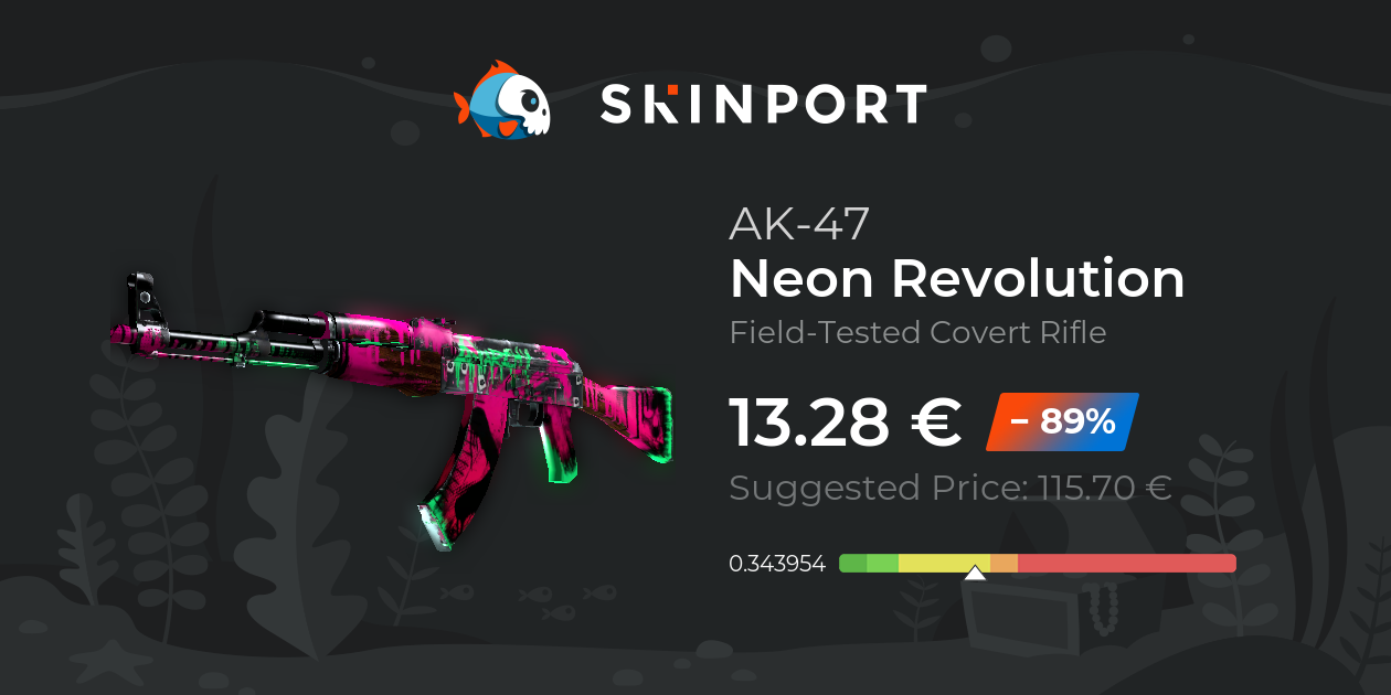 AK-47 | Neon Revolution (Field-Tested) - Counter-Strike 2 - Skinport