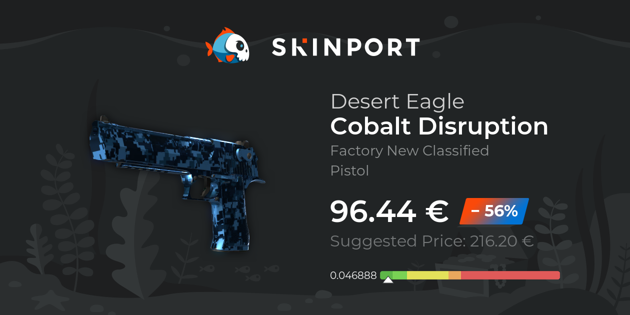 Desert Eagle | Cobalt Disruption (Factory New) - Counter-Strike 2 ...