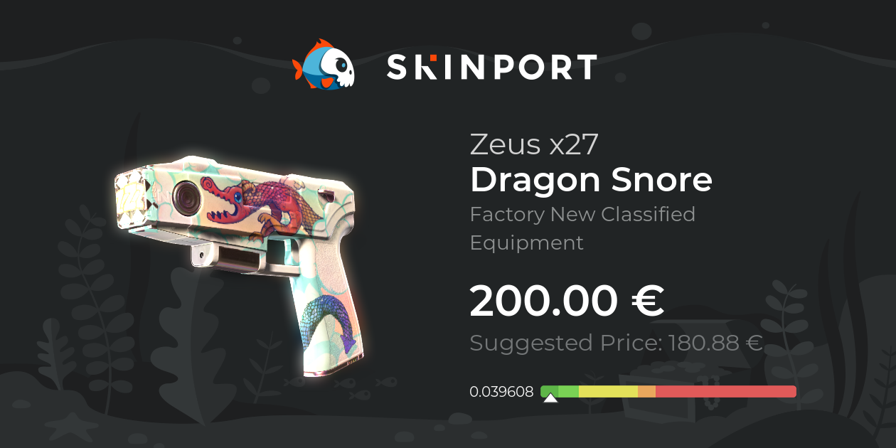Zeus x27 | Dragon Snore (Factory New) - Counter-Strike 2 - Skinport