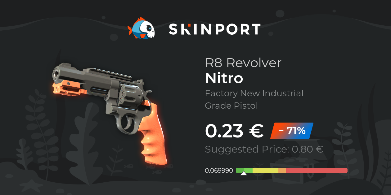 R8 Revolver | Nitro (Factory New) - Counter-Strike 2 - Skinport