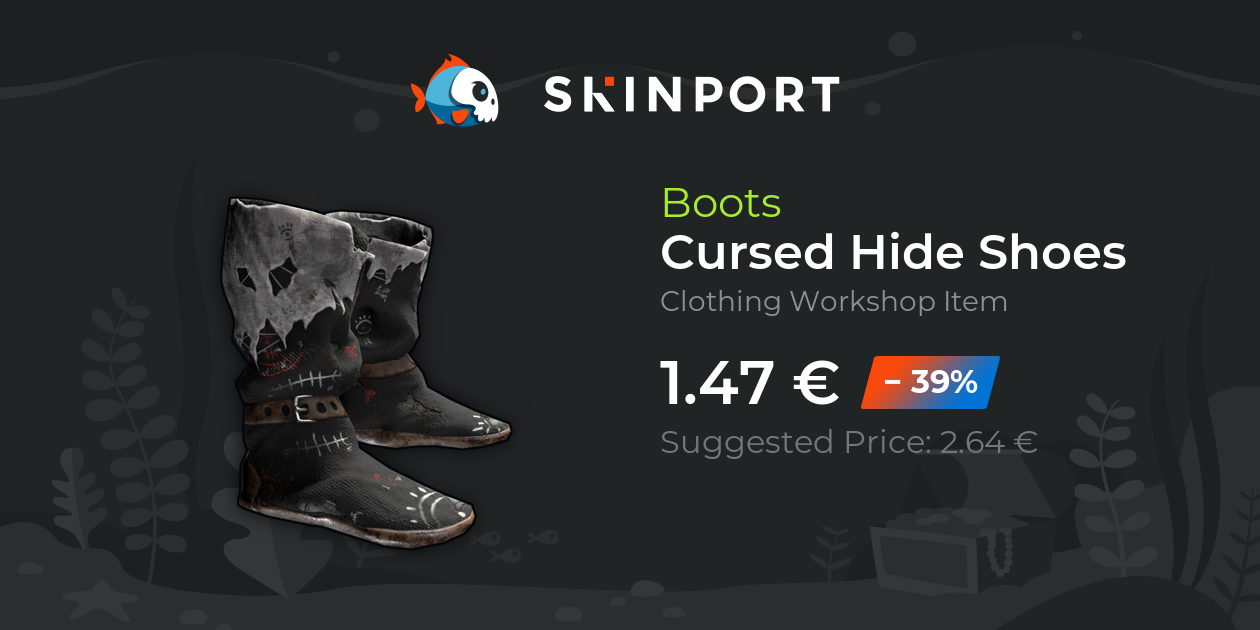 Cursed Hide Shoes - Rust - Skinport