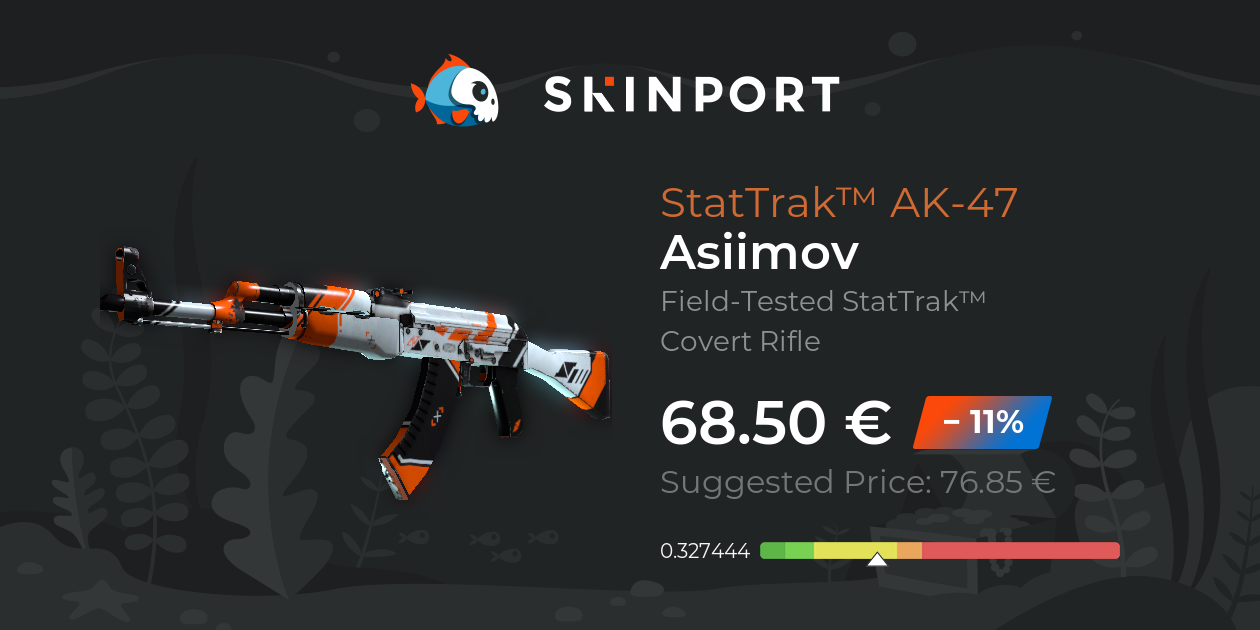 StatTrak™ AK-47 | Asiimov (Field-Tested) - Counter-Strike 2 - Skinport