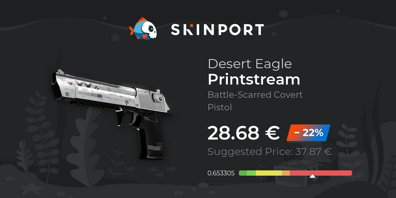 Desert Eagle | Printstream (Battle-Scarred) - Counter-Strike 2 - Skinport