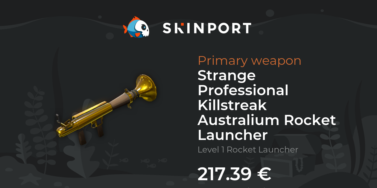 Lança-Rockets (Estranho [Killstreak Profissional]) de Austrálio - Team ...