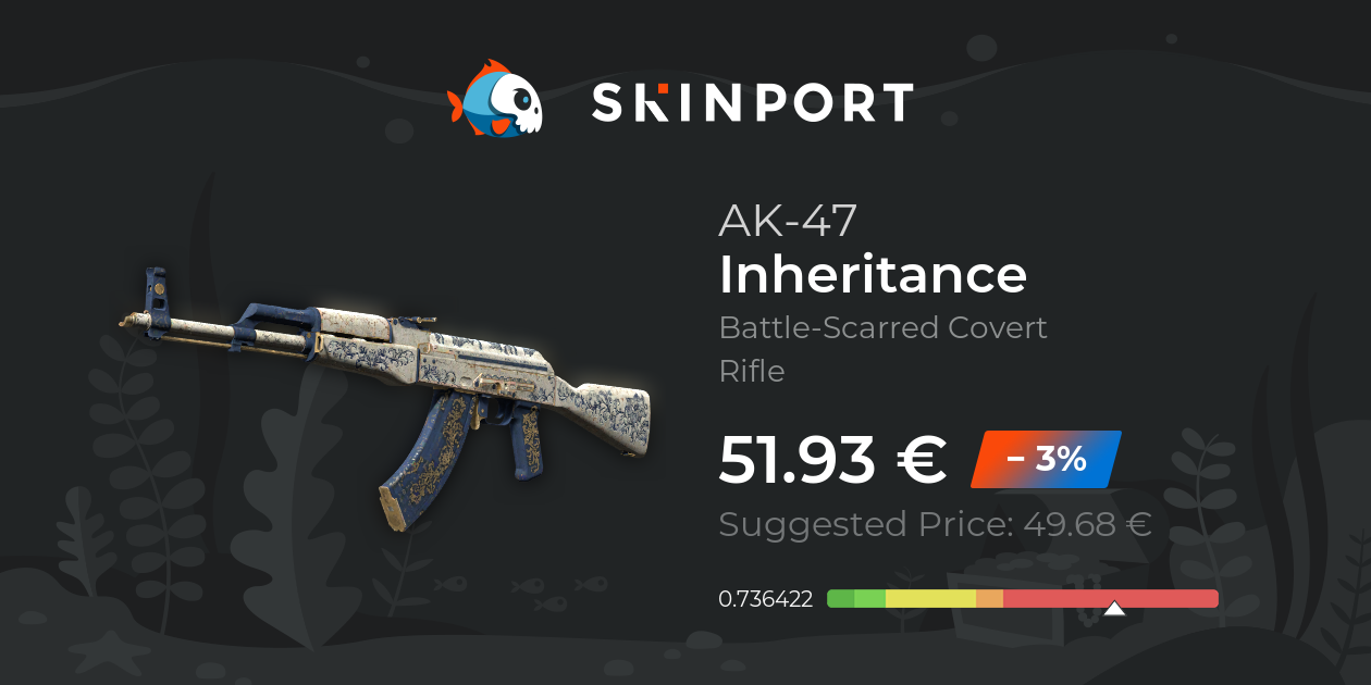 AK-47 | Inheritance (Battle-Scarred) - Counter-Strike 2 - Skinport