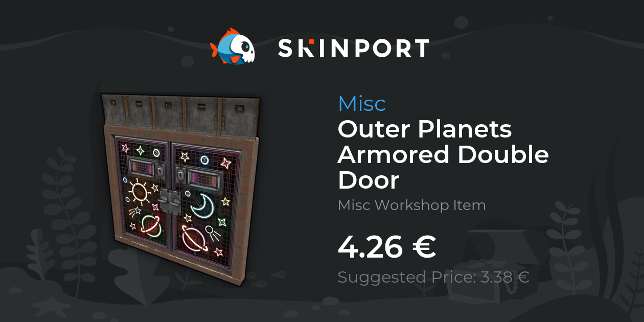 Outer Planets Armored Double Door - Rust - Skinport