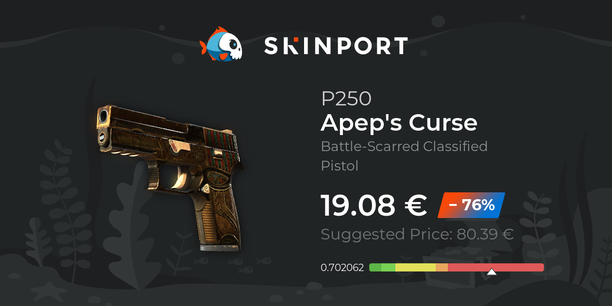 P250 | Apep's Curse (Battle-Scarred) - Counter-Strike 2 - Skinport