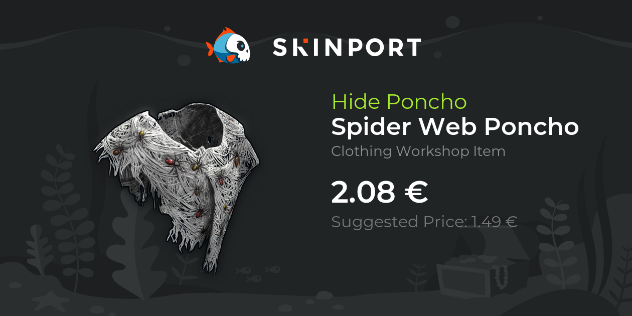 Spider Web Poncho - Rust - Skinport