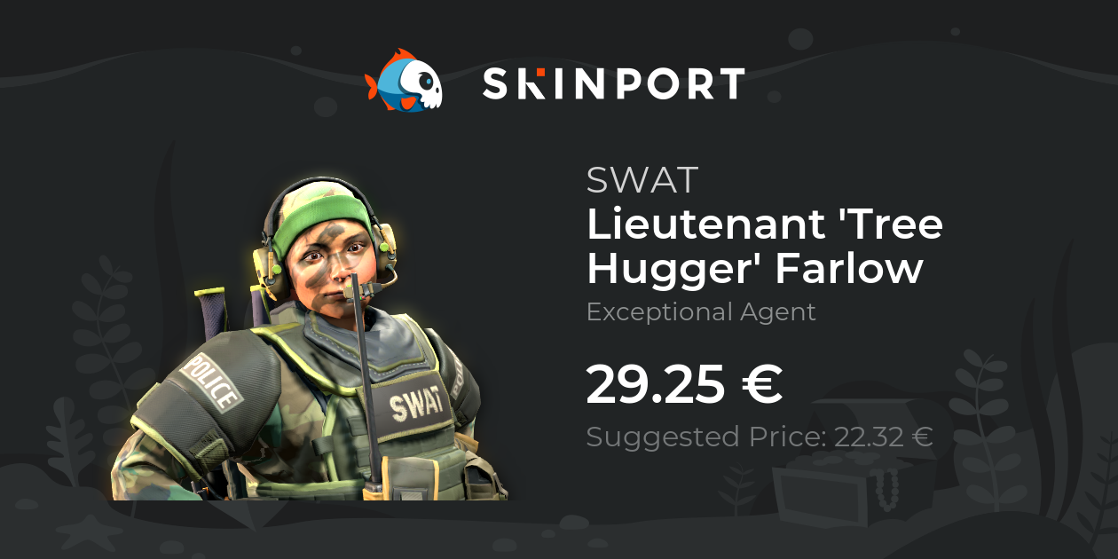 Lieutenant 'Tree Hugger' Farlow | SWAT - Counter-Strike 2 - Skinport