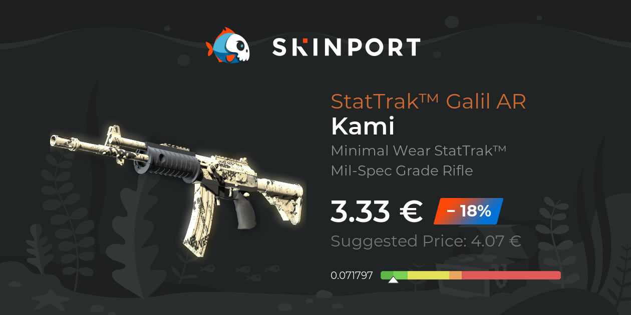 StatTrak™ Galil AR | Kami (Minimal Wear) - Counter-Strike 2 - Skinport