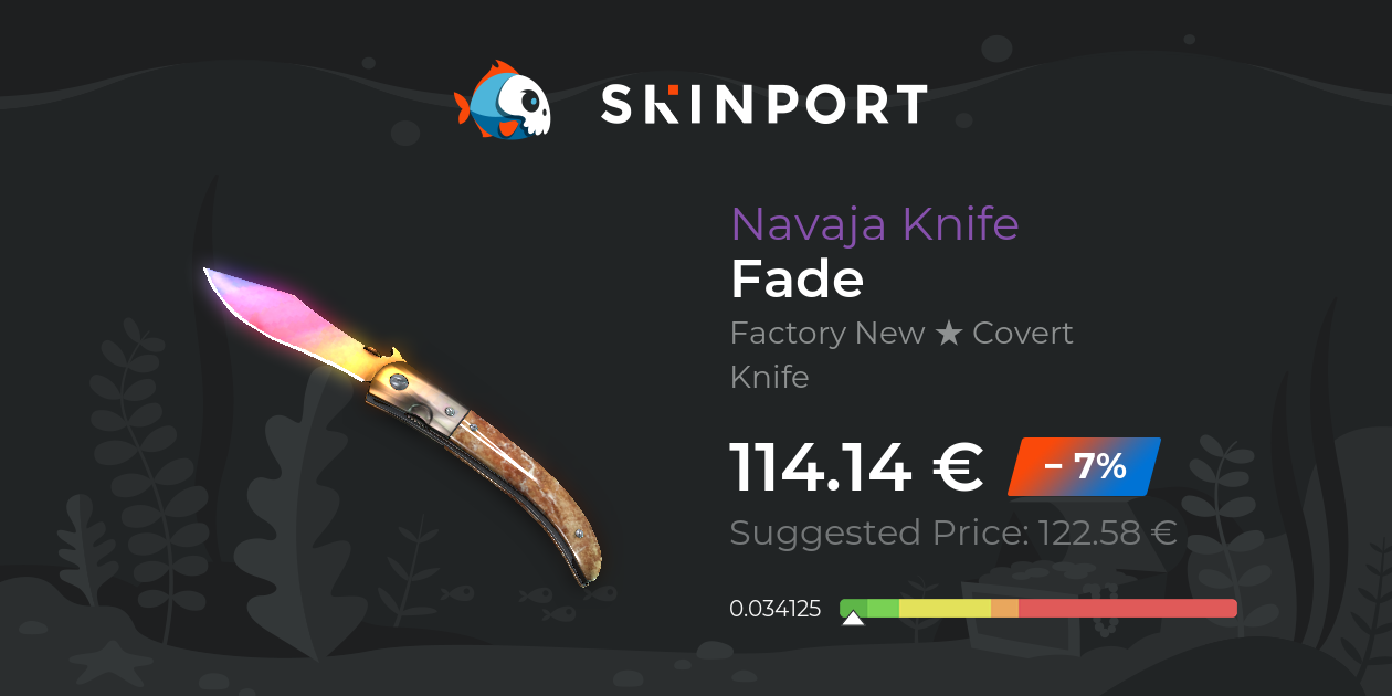 Navaja Knife | Fade (Factory New) - CS:GO - Skinport