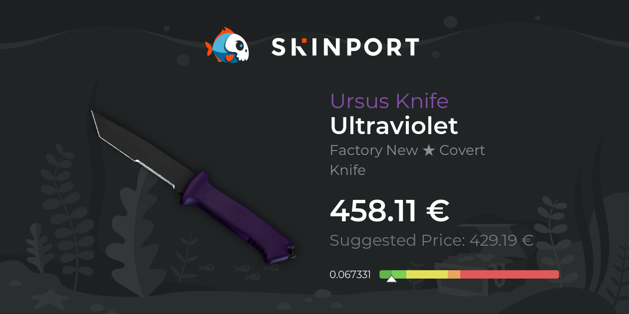 Ursus Knife | Ultraviolet (Factory New) - CS2 - Skinport