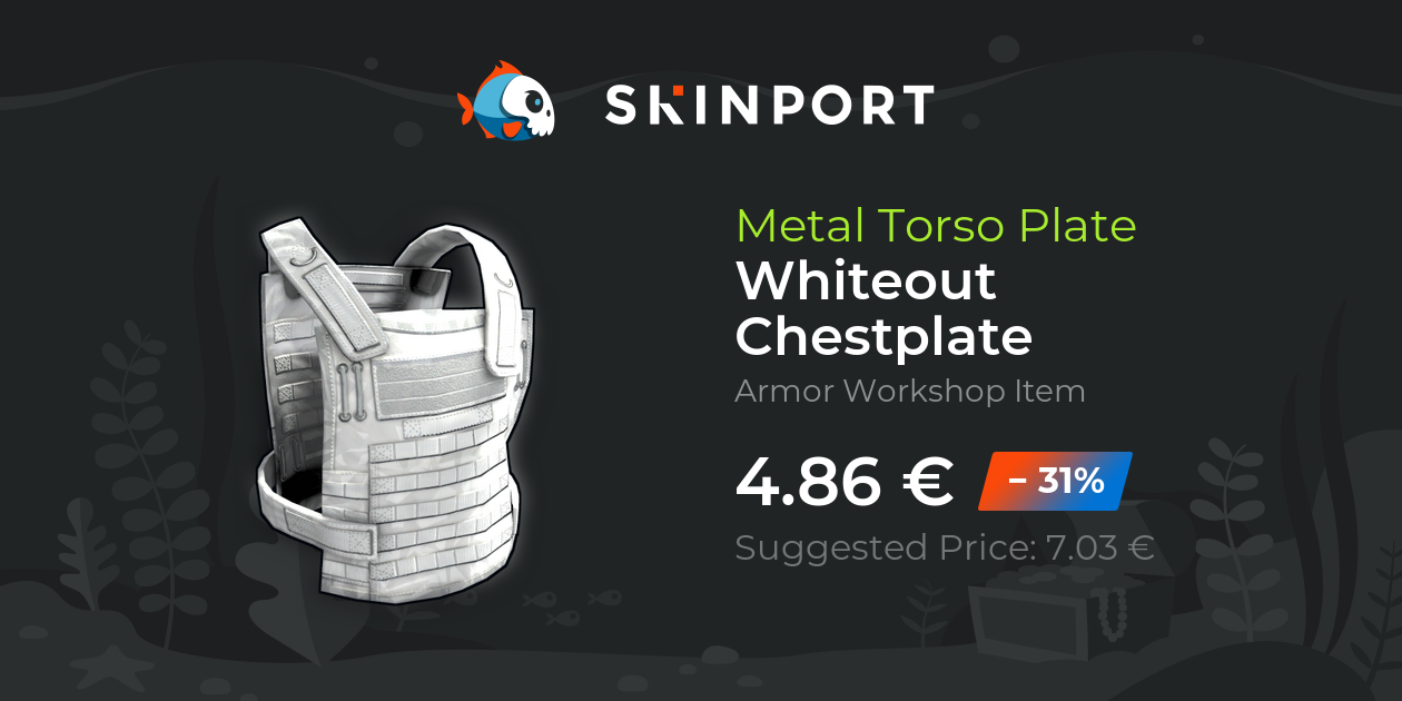 Whiteout Chestplate - Rust - Skinport