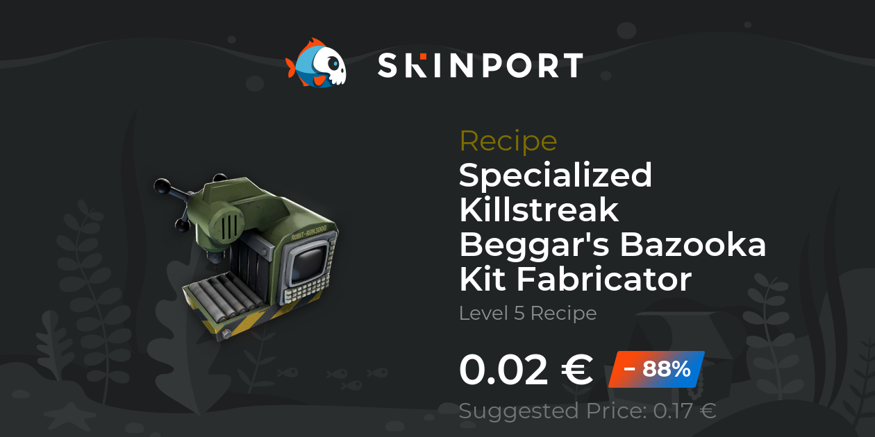 Specialized Killstreak Beggar's Bazooka Kit Fabricator - Team Fortress ...