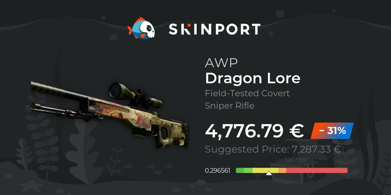 AWP | Dragon Lore (Field-Tested) - Counter-Strike 2 - Skinport