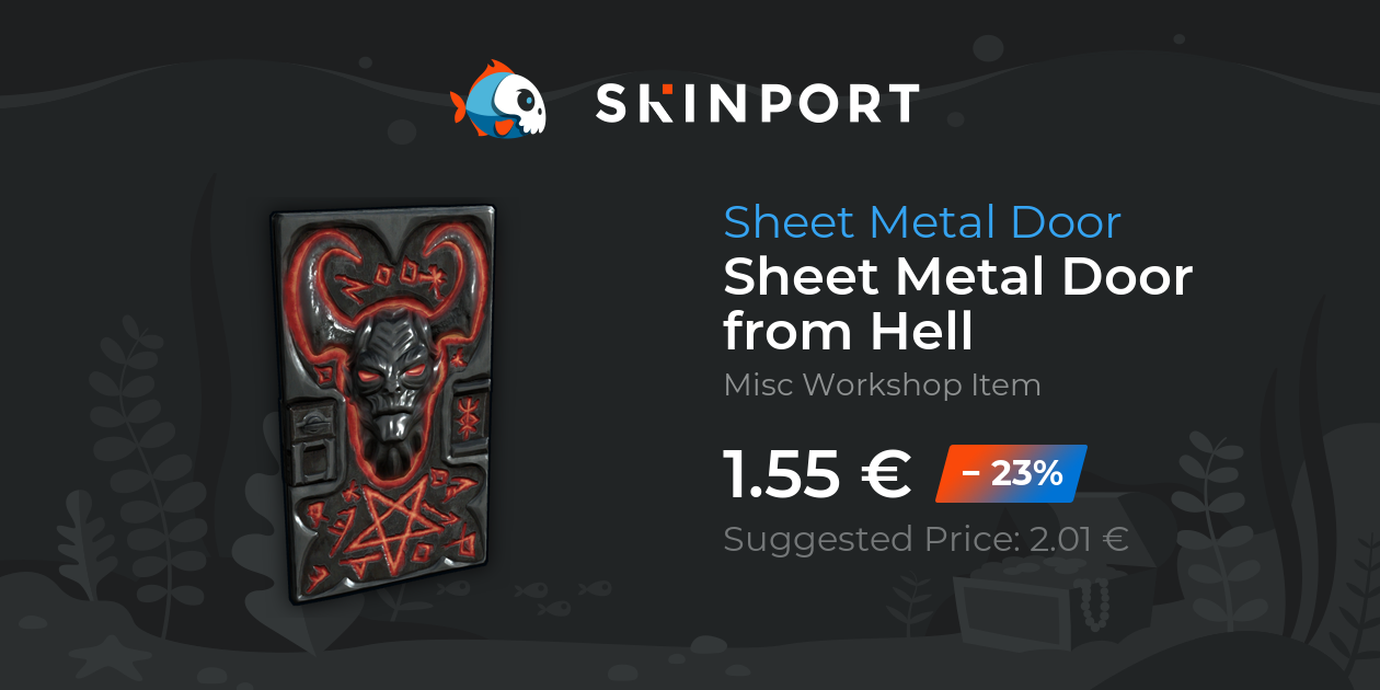 Sheet Metal Door from Hell - Rust - Skinport