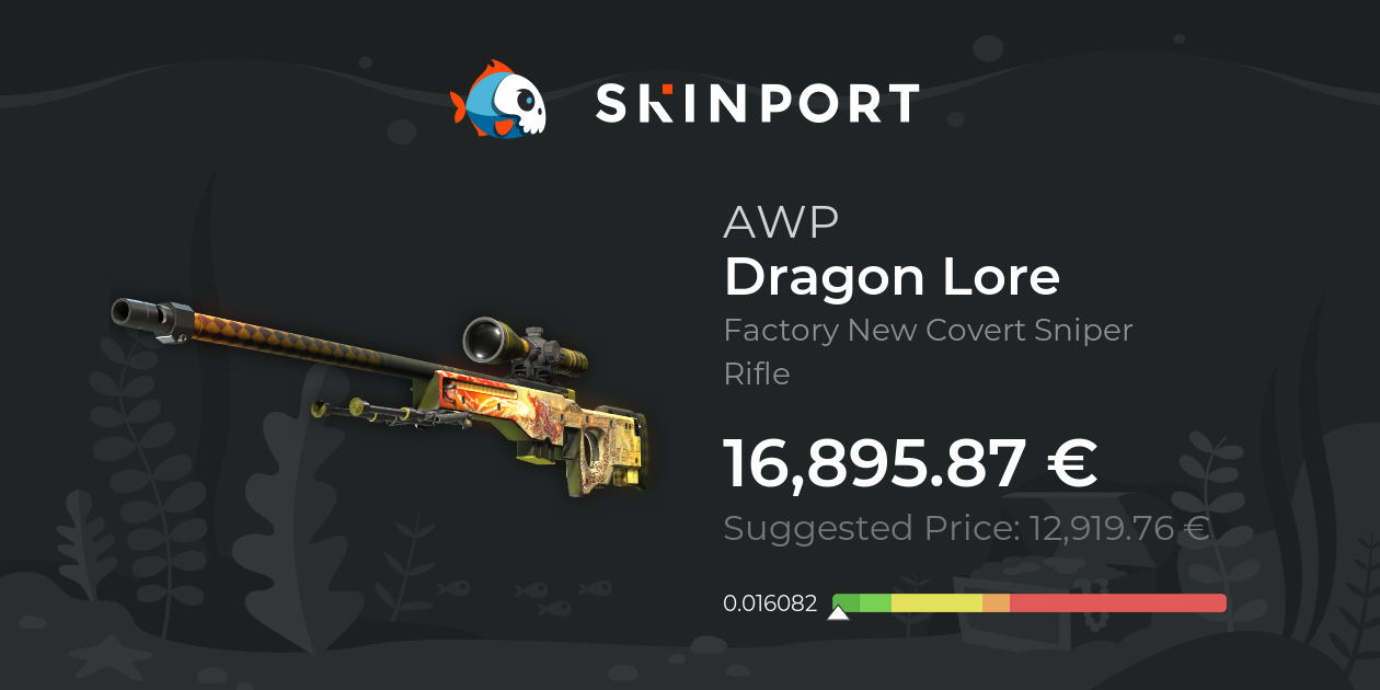 AWP | Dragon Lore (Factory New) - Counter-Strike 2 - Skinport
