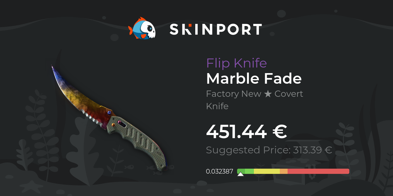 Flip Knife | Marble Fade (Factory New) - Counter-Strike 2 - Skinport