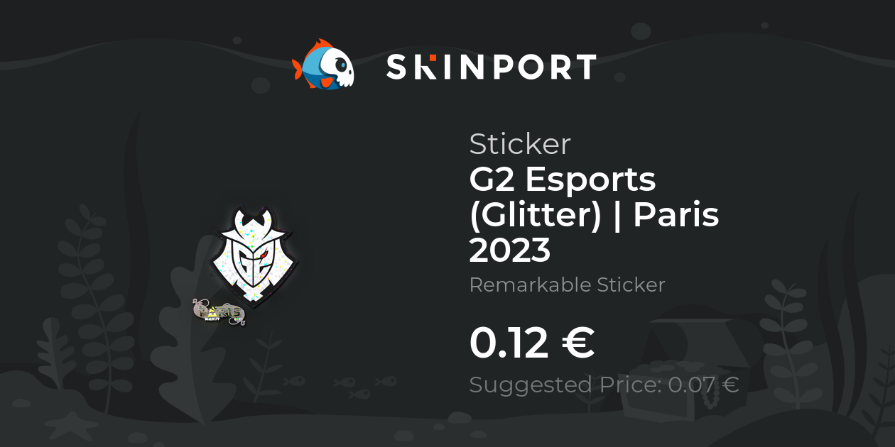 Sticker | G2 Esports (Glitter) | Paris 2023 - Counter-Strike 2 - Skinport