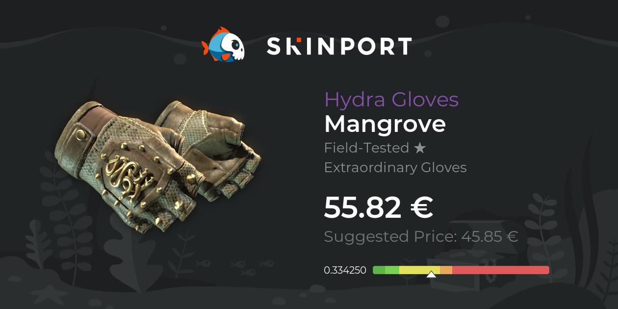 Hydra Gloves | Mangrove (Field-Tested) - Counter-Strike 2 - Skinport