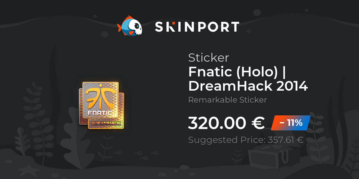 Sticker | Fnatic (Holo) | DreamHack 2014 - Counter-Strike 2 - Skinport