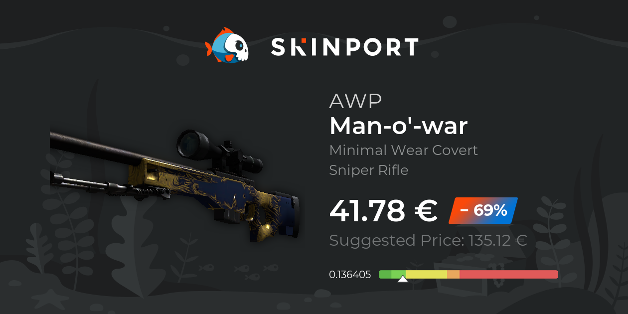 AWP | Man-o'-war (Minimal Wear) - Counter-Strike 2 - Skinport