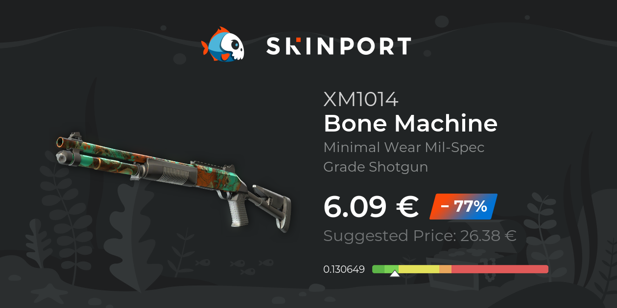 XM1014 | Bone Machine (Minimal Wear) - Counter-Strike 2 - Skinport